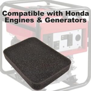 HQRP Foam Cleaner Element compatible with Honda EB3000, EB3500, EB3800, EB4000, EB5000, EB6500, EG4000, EG5000, EG6500 Series Generators