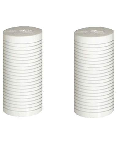 CFS – 2 Pack Polypropylene Whole House Water Filter Cartridges Compatible with CMB-510-HF, IHS12-D4 UV System Models – Removes Bad Taste & Odor – Replacement Filter Cartridge – 5 Micron – White