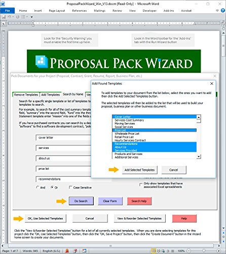 Proposal Pack Web #4 - Business Proposals, Plans, Templates, Samples and Software V20.0