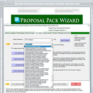 Proposal Pack Web #4 - Business Proposals, Plans, Templates, Samples and Software V20.0