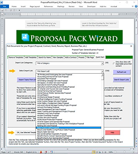 Proposal Pack Web #4 - Business Proposals, Plans, Templates, Samples and Software V20.0