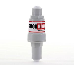 hydronix shokblok-sb-fpv-40 sb-fpv-40 shok blok water pressure reducer protection valve for ro reverse osmosis and filter units, 40 psi