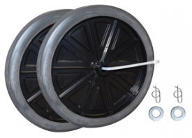 rubbermaid 9w71-l2 wheel kit for mega brute mobile waste collector