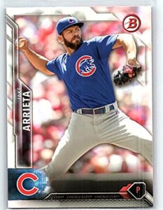 2016 bowman #18 jake arrieta nm-mt cubs