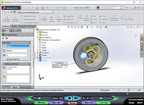 SOLIDWORKS 2015: Professional Modeling – Video Training Course