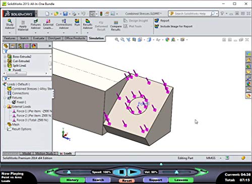 SOLIDWORKS 2015: FEA Made Simple – Video Training Course