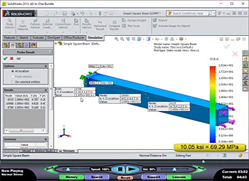 SOLIDWORKS 2015: FEA Made Simple – Video Training Course