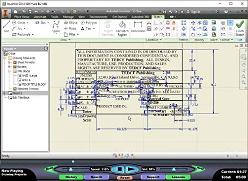 Autodesk Inventor 2014: 2D Drafting and Customization – Video Training Course