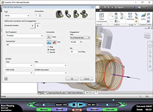 Autodesk Inventor 2014: Tube and Pipe Routed Systems – Video Training Course