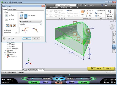 Autodesk Inventor 2013: Sheet Metal Design – Video Training Course