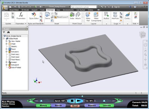 Autodesk Inventor 2013: Sheet Metal Design – Video Training Course