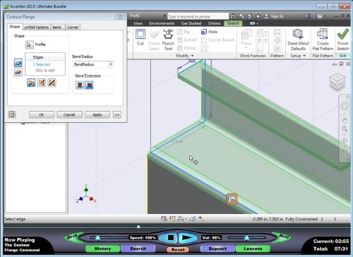 Autodesk Inventor 2013: Sheet Metal Design – Video Training Course