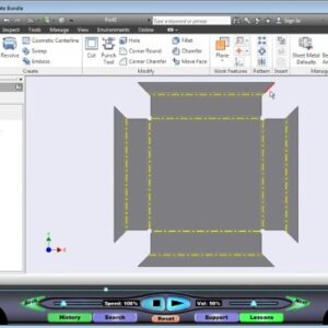 Autodesk Inventor 2013: Sheet Metal Design – Video Training Course