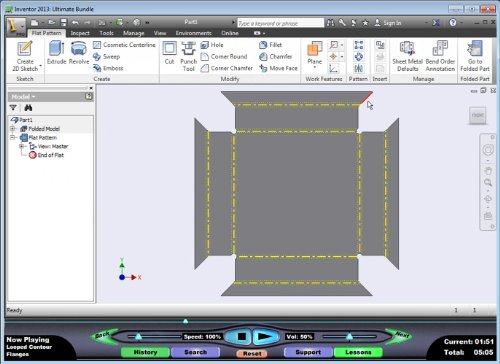 Autodesk Inventor 2013: Sheet Metal Design – Video Training Course