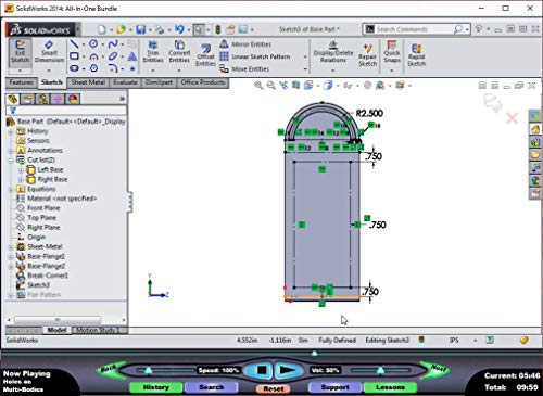 SOLIDWORKS 2014: Sheet Metal Design – Video Training Course