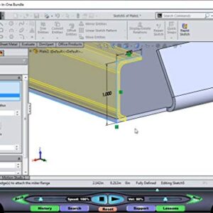 SOLIDWORKS 2014: Sheet Metal Design – Video Training Course