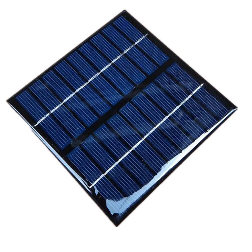 1X 9V 2W 115x115x2mm Micro Mini Power Small Polycrystalline Solar Cell Panel Module for DIY Solar Light Phone Charger Flashlight (1)