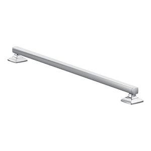 moen yg5118bn voss bathroom safety 18-inch designer grab bar, brushed nickel,