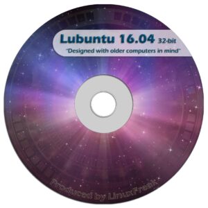 lubuntu linux 16.04 dvd - fast desktop live dvd - official 32-bit release