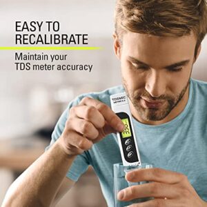 Professional TDS ppm Conductivity Meter - Quick and Easy EC TDS and Temperature Test Pen | 0-9999 ppm with ± 2% Accuracy | Perfect 3-in-1 Tester For Ro Water Aquarium Hydroponics Coffee Pool etc.