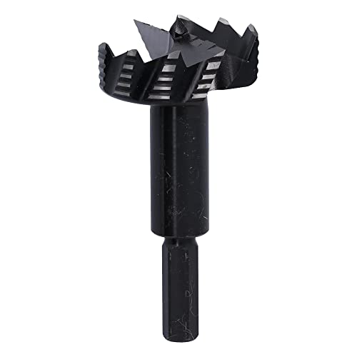 Famag Bormax 3/4 inch Forstner Bit Imperial, Outside Rim Saw Teeth, Hex Shank, Cooling Fins, Twisted Center Point, German Alloy Steel (3/4")