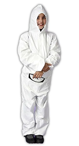 Major Gloves TUFF-GARD Disposable Microporous Protective Coveralls with Hood and ankles, XX-Small