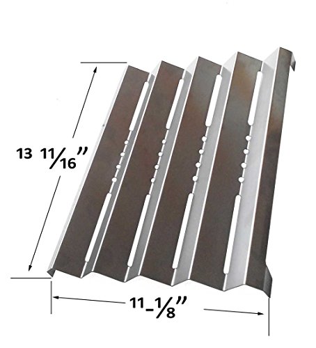 Grill Parts Zone Replacement Stainless Heat Shield for Brinkmann Pro Series 4415, 810-4415-E & 141.15220, 141.15221, 141.152210, 141.15222, 141.15223 Gas Models - Sold Individually