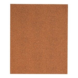 mercer industries 205080a - 9 x 11 garnet paper sheets, grit 80a (50 pack)