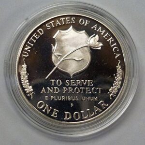 1997 P National Law Enforcement Officers Memorial Commemorative Proof $1 OGP US Mint