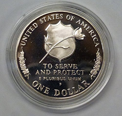 1997 P National Law Enforcement Officers Memorial Commemorative Proof $1 OGP US Mint