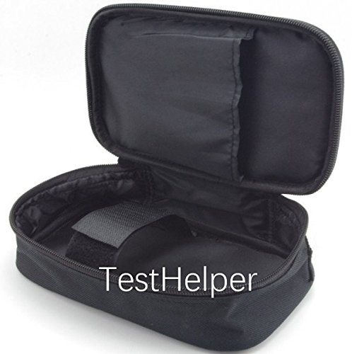 TestHelper KCH17 Soft Carrying Case Use for Handheld Multimeter,Meter,Phase Indicator,Thermometer, Calibrator,Clamp Meter,Soft Bag