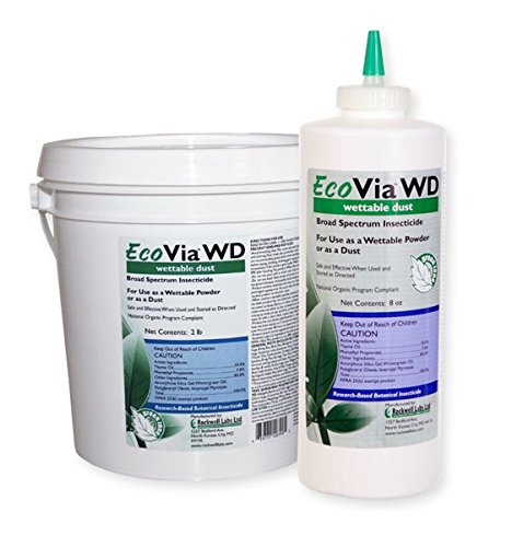 Rockwell Labs - EVWD002 - EcoVia Wettable Dust - Broad Spectrum Insecticide - 2 lb pail