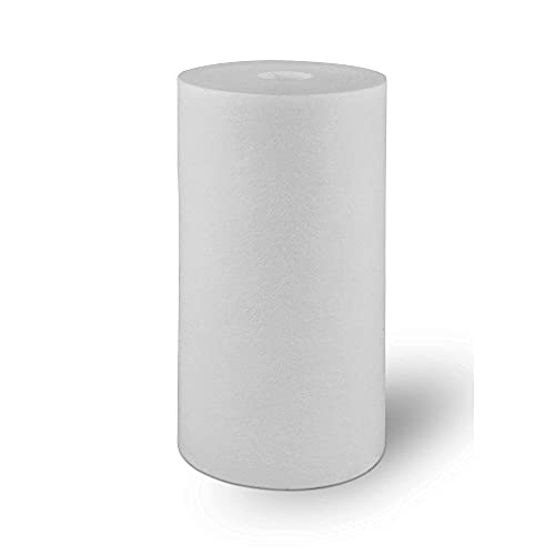 6PP-10B-1M Big Whole House Water Filter Sediment, 4.5x10-Inches, 1Micron WELL-MATCHED with RFC-BBSA, W15-PR, WFHD13001B, GXWH35F, GXWH30C, HF45-10BLBK10PR and AP817 6-Pack