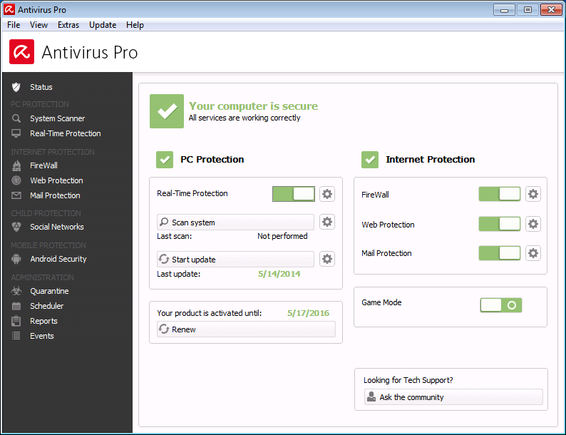 Avira Antivirus Pro 2016 | 1 PC | 1 Year | Download [Online Code]