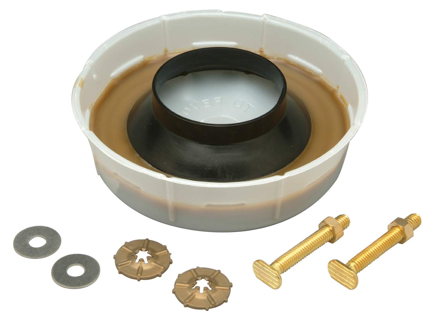 Zurn Z5972-COMB Closet Bolts/Wax Ring Kit, 5/16"