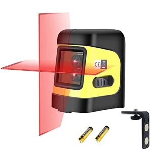 firecore f112r self-leveling horizontal/vertical cross-line laser level with magnetic bracket