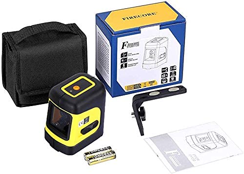 Firecore F112R Self-Leveling Horizontal/Vertical Cross-Line Laser Level with Magnetic Bracket