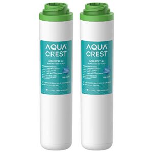 aquacrest fqk2j under sink water filter, replacement for ge fqk2j, fqk1k, 1320 gallons dual flow drinking water replacement filters (2 count)