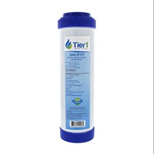 tier1 5 micron 10 inch x 2.5 inch | whole house granular activate carbon water filter replacement cartridge | compatible with 3m aqua-pure ap117, whirlpool whkf-gac, home water filter