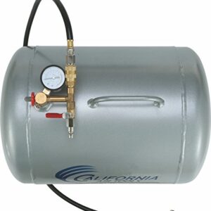 California Air Tools CAT-AUX10A Lightweight Portable Aluminum Air Tank, 10 Gallon, Silver