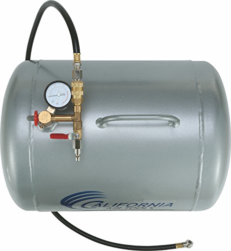 California Air Tools CAT-AUX10A Lightweight Portable Aluminum Air Tank, 10 Gallon, Silver