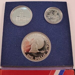 1976 S Proof Set Bicentennial Silver 3 Piece Proof Set in Original Packaging Mint State