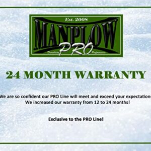 Manplow PRO42 2pk PRO Snow Pusher, 42"