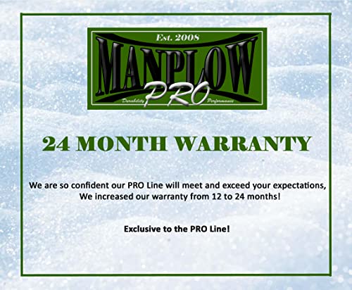 Manplow PRO42 2pk PRO Snow Pusher, 42"