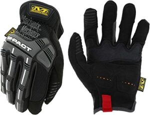 mechanix wear: m-pact open cuff work gloves (x-large, black)