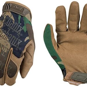 Mechanix Wear - Original Woodland Camo Tactical Gloves (Small, Camouflage)