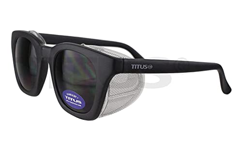 TITUS Retro Style IR Welding Safety Glasses w/Folding Side Shield