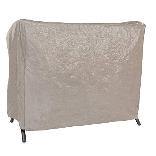 Modern Leisure Patio Swing Cover - Outdoor Furniture Protection Perfect for Patio, Deck, and Porch - Works for Single-, Double-, and Triple-Seater Swings - 87" L x 64" D x 66" H - Beige, Khaki