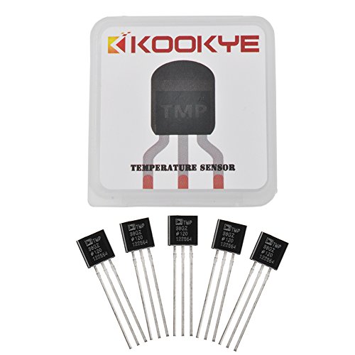 KOOKYE 5pcs TMP36 Temperature Sensor Precision Analog Output for for Arduino Raspberry Pi Microcontroller