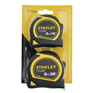 Stanley STA998985 Pocket Tapes, 5m/16ft & 8m/26ft